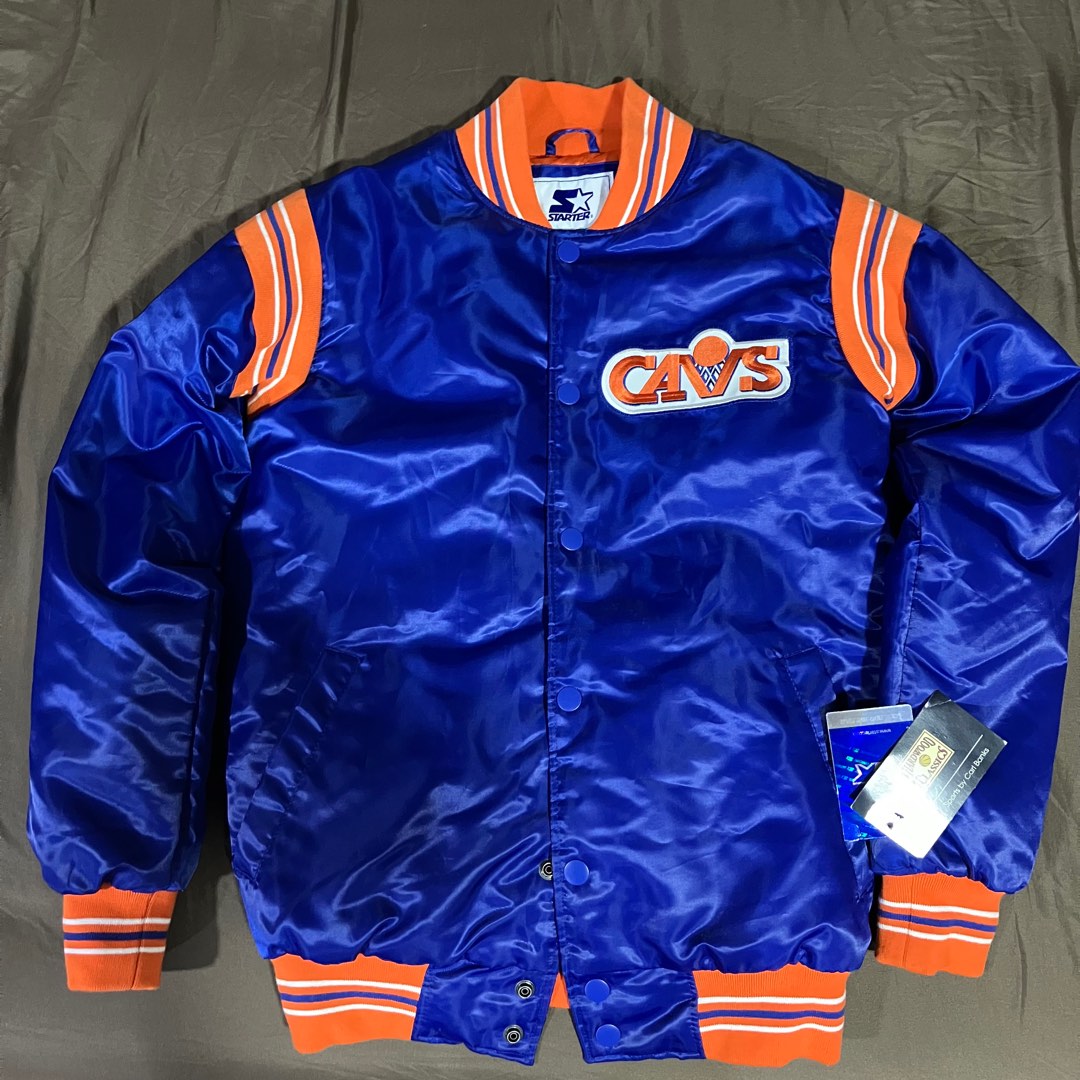 NBA Hardwood Classics Starter Varsity Satin Jacket (Cleveland Cavaliers ...
