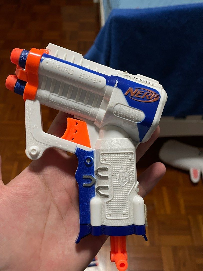 Nerf Triad EX-3, Hobbies & Toys, Toys & Games on Carousell