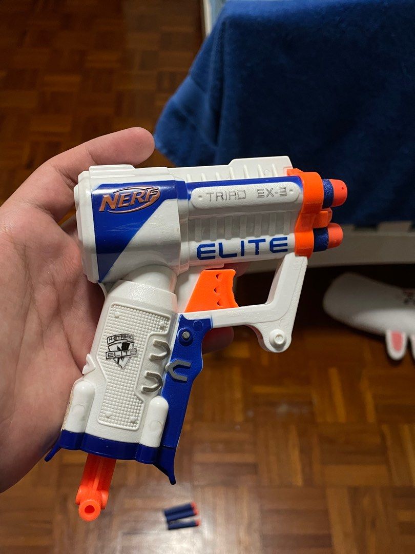 Nerf Triad EX-3, Hobbies & Toys, Toys & Games on Carousell