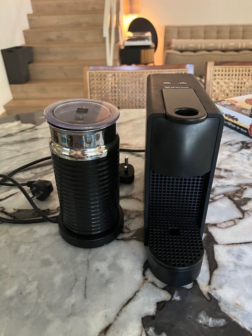 Nespresso coffee machine and milk foam, TV & Home Appliances, Kitchen ...