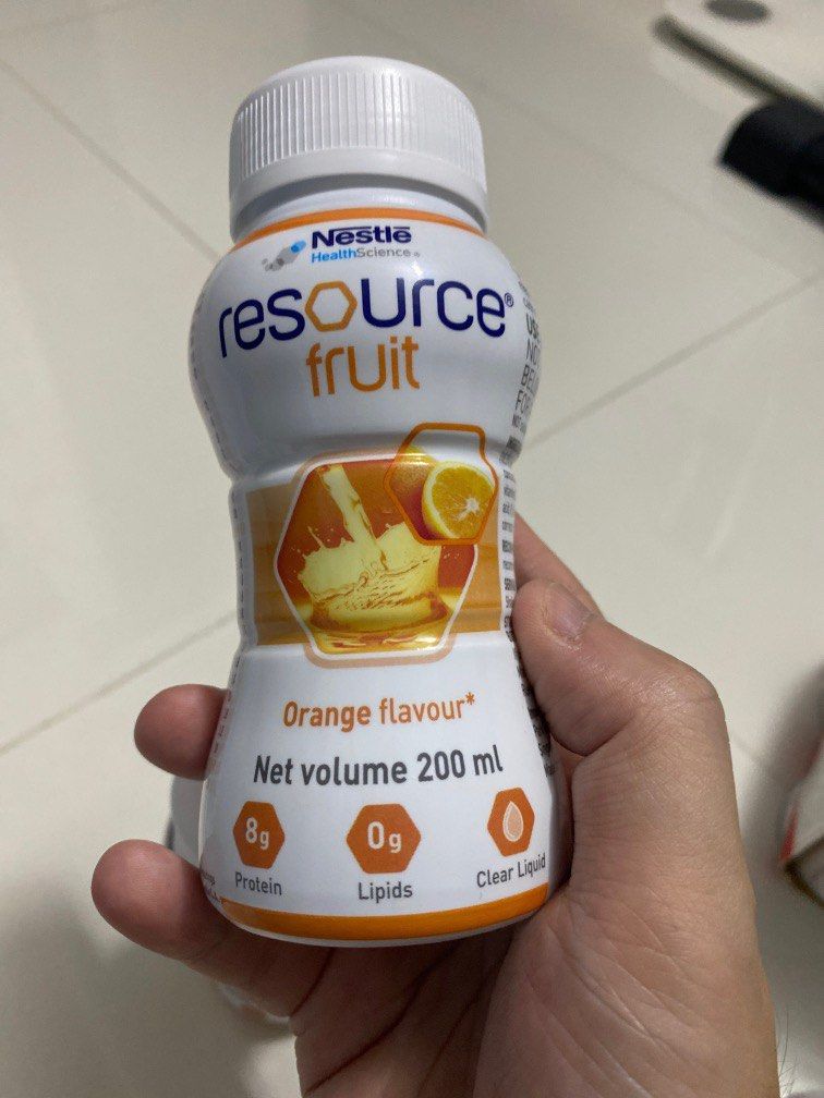 Nestle Resource Fruit Liquid Feed - Orange x 2, Food & Drinks, Other ...