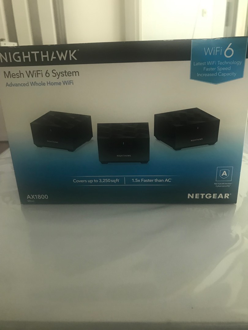 Nighthawk Mesh Wifi 6 System, TV & Home Appliances, TV & Entertainment ...