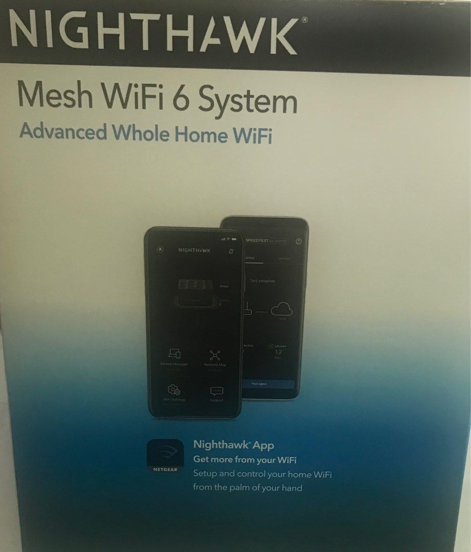 Nighthawk Mesh Wifi 6 System, TV & Home Appliances, TV & Entertainment ...