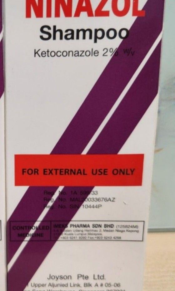 Ninazol shampoo 100ml (exp: 12/1/26), Beauty & Personal Care, Hair on ...