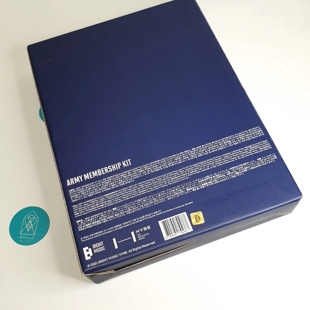 OFFICIAL BTS ARMY MEMBERSHIP KIT OFFICE LIFE, Hobbies & Toys ...