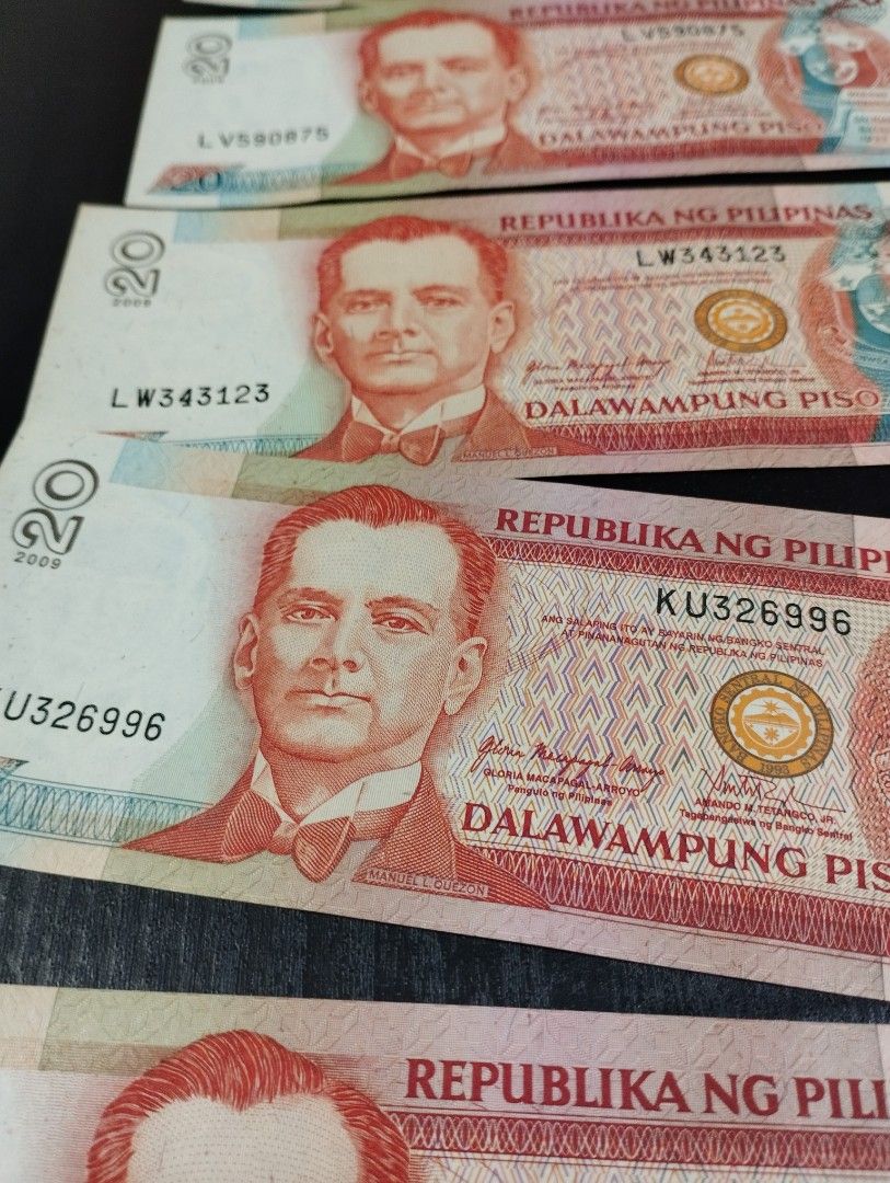 Old 20 Philippine Peso Bill (old banknotes), Hobbies & Toys ...