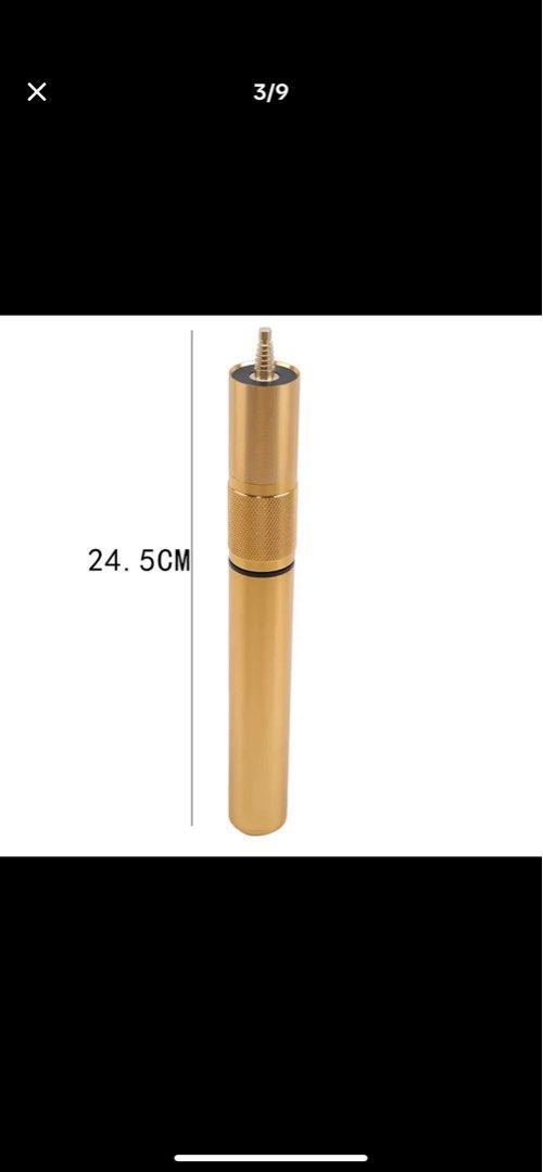 Omin classic snooker cue 3/4 structure 10mm with hard case chalk holder ...