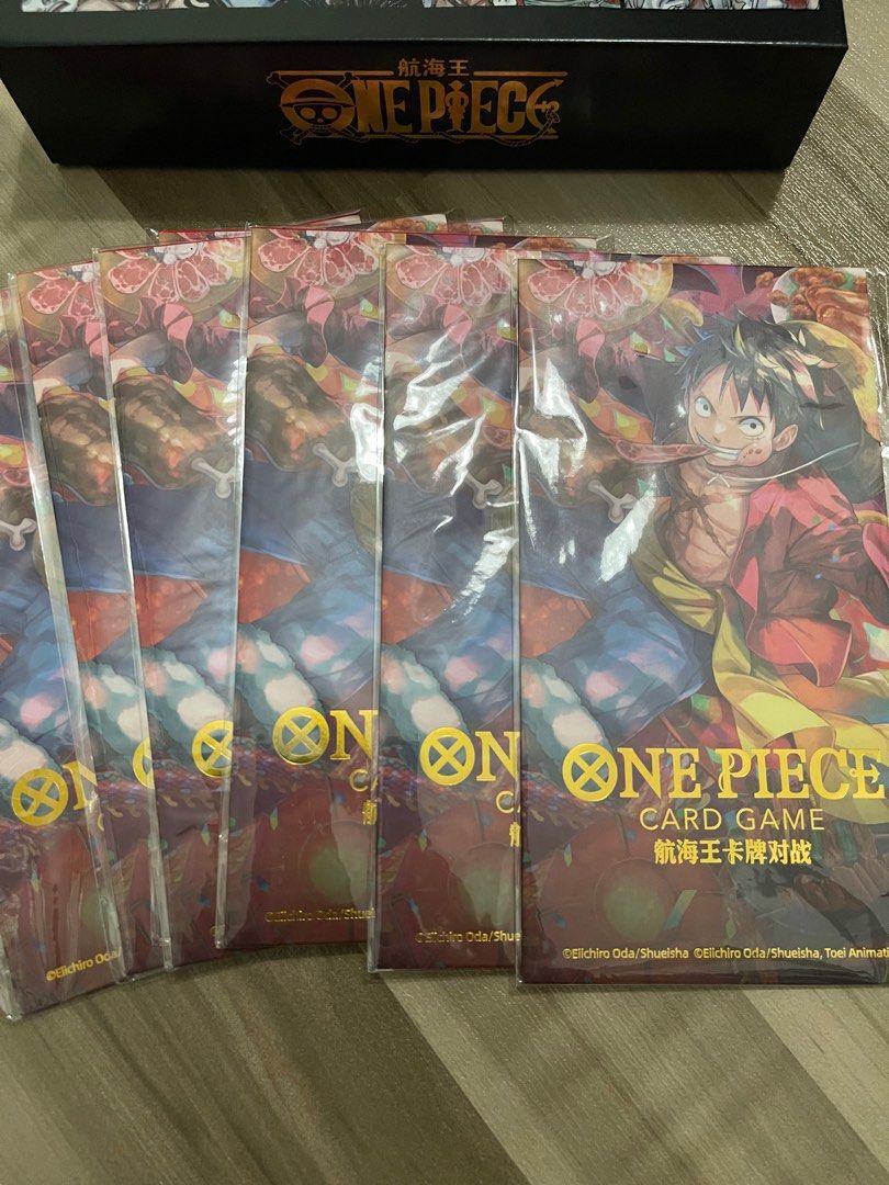 One Piece TCG Chinese New Year Red Packet Luffy Promo P-001, Hobbies ...