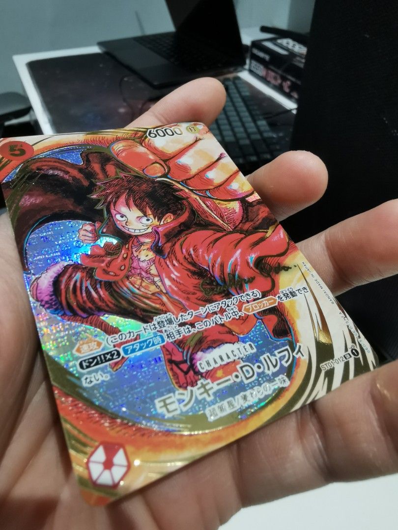 OP05 Anniversary Signed Luffy Oda, Hobbies & Toys, Toys & Games on ...