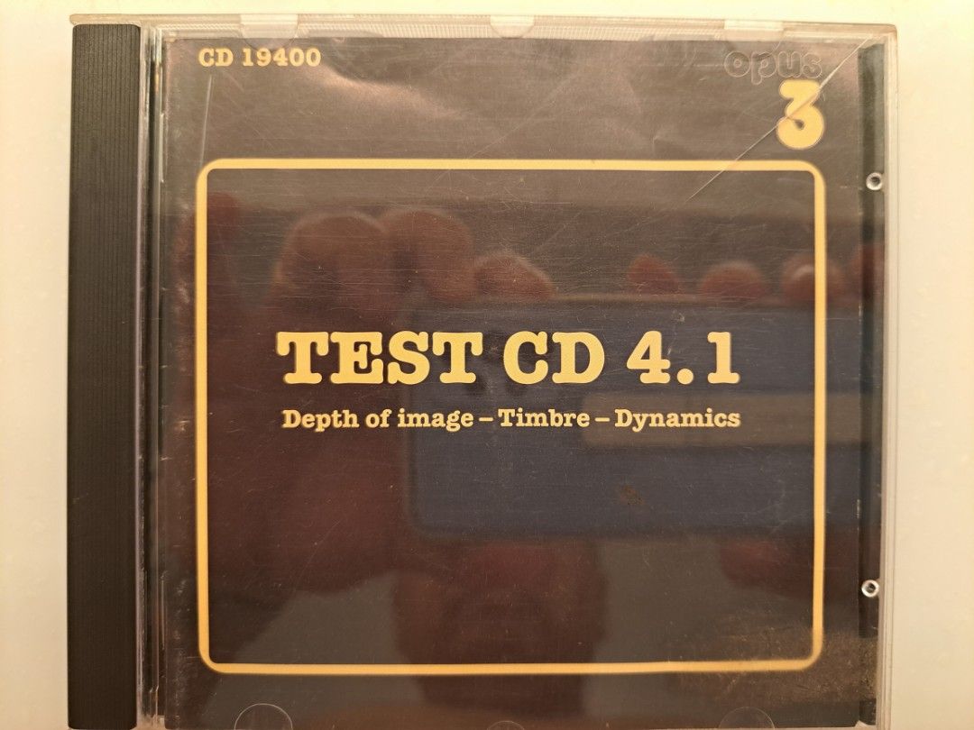 Opus 3: TEST CD 4.1 - Depth of Image- Timbre-Dynamics. Collection of ...