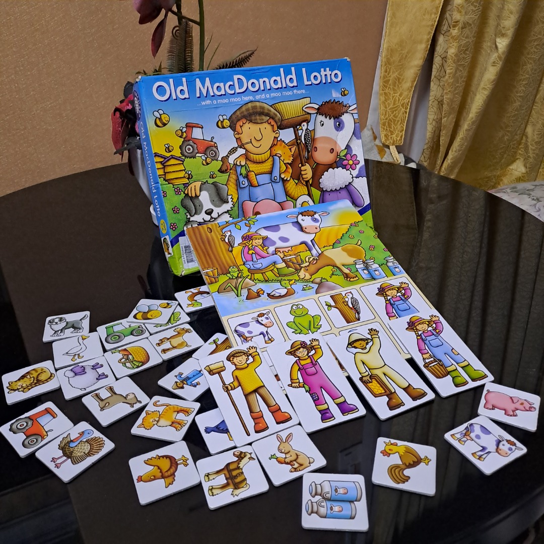 Orchard toy old mcdonald lotto matching game, Babies & Kids, Infant ...