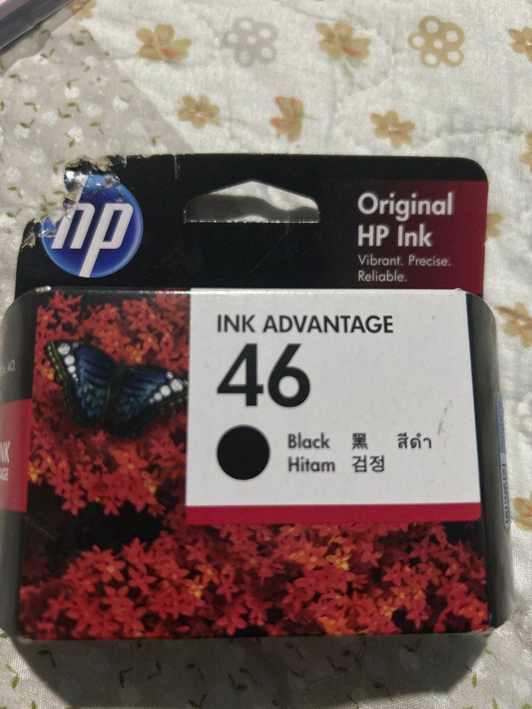 Original Ink HP 46 Black, Computers & Tech, Printers, Scanners ...