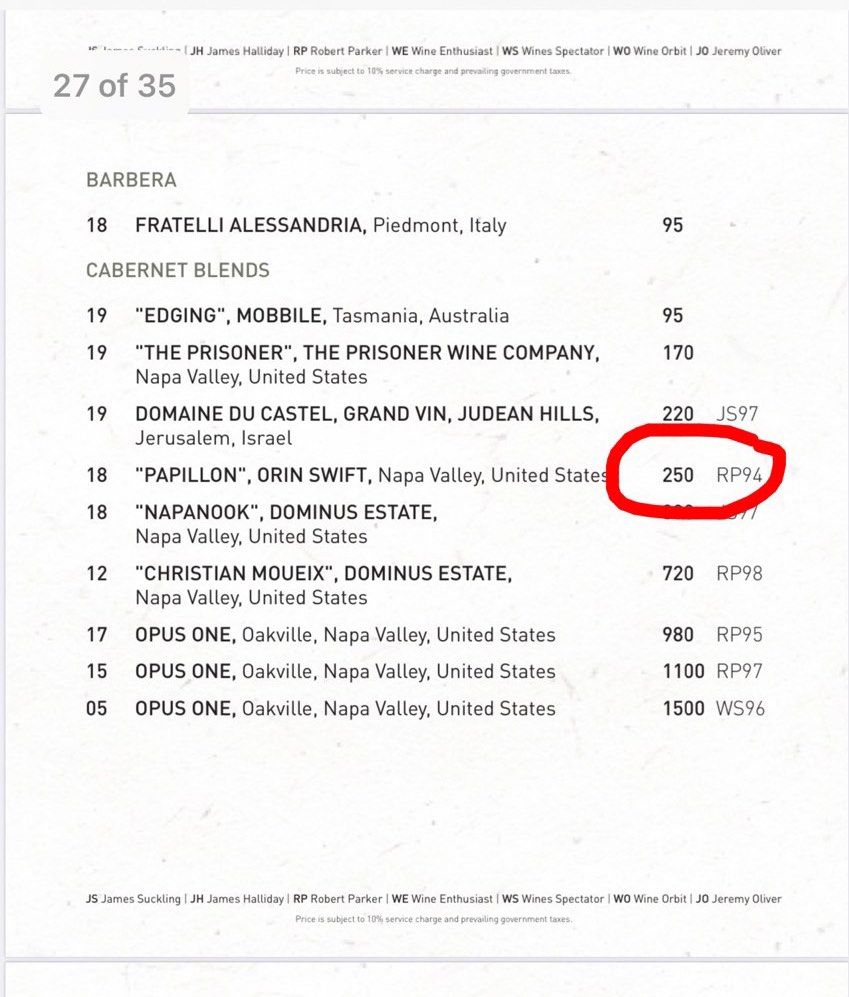 Orin Swift Papillon Bordeaux Blend Red Wine from Napa Valley, Food ...