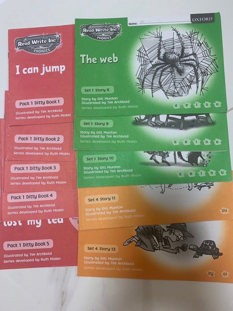 Oxford Read write inc (rwi) phonics, 興趣及遊戲, 書本 & 文具, 教科書 - Carousell