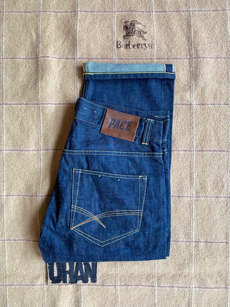 PACE SELVEDGE DENIM, Men's Fashion, Bottoms, Jeans on Carousell