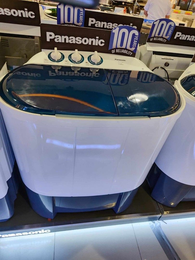PANASONIC WASHING MACHINE TWIN TUB SALE PROMO, TV & Home Appliances ...