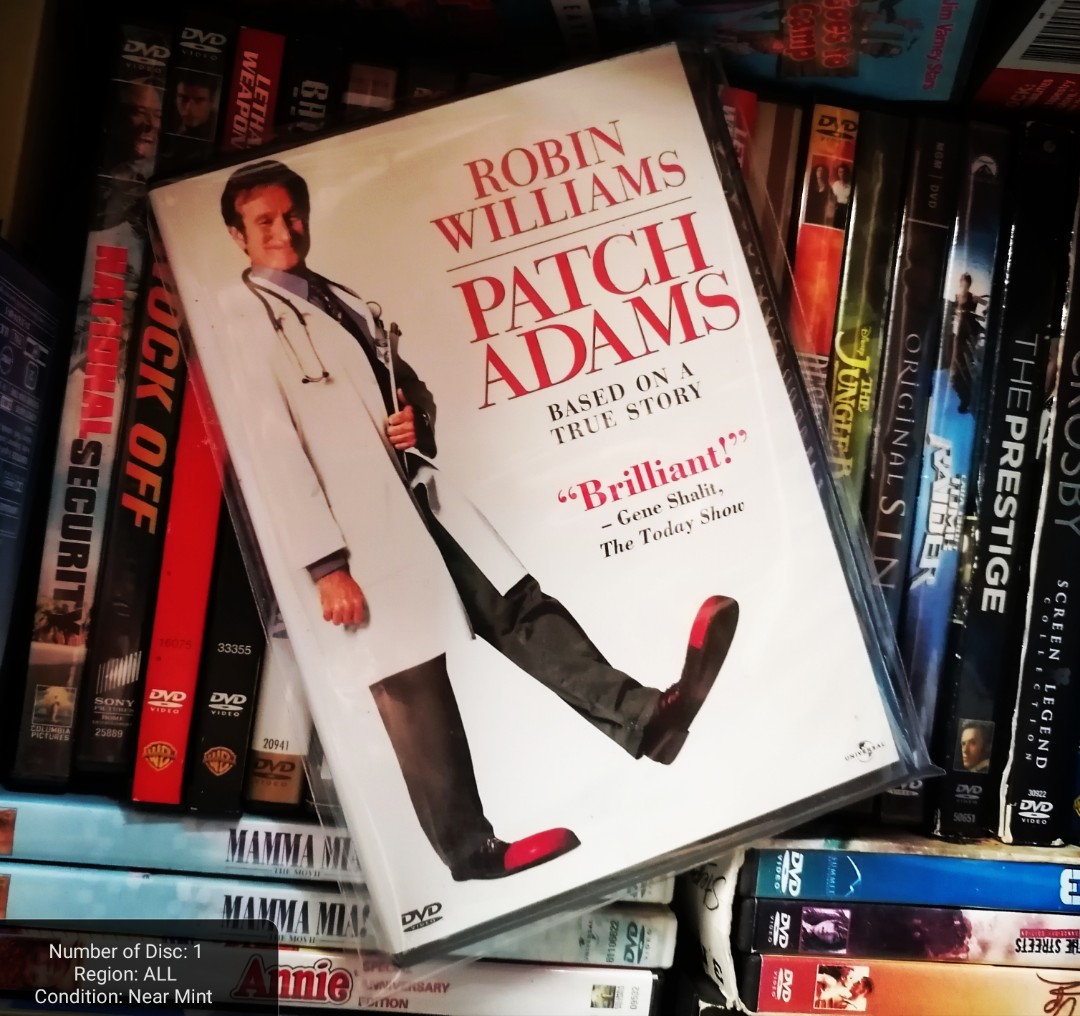 Patch Adams DVD Movie Original DVD Movies DVDs Movie For Sale Foreign ...