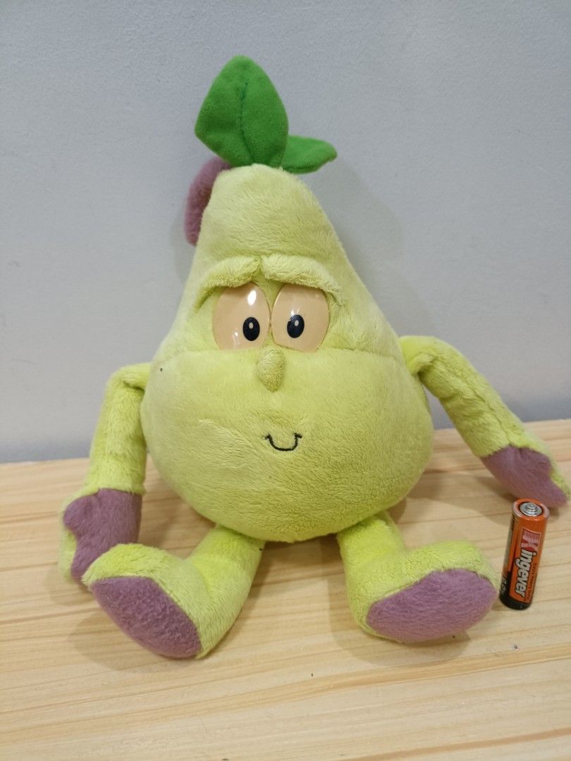 Pear Fruit Plush Toy, Hobbies & Toys, Toys & Games on Carousell