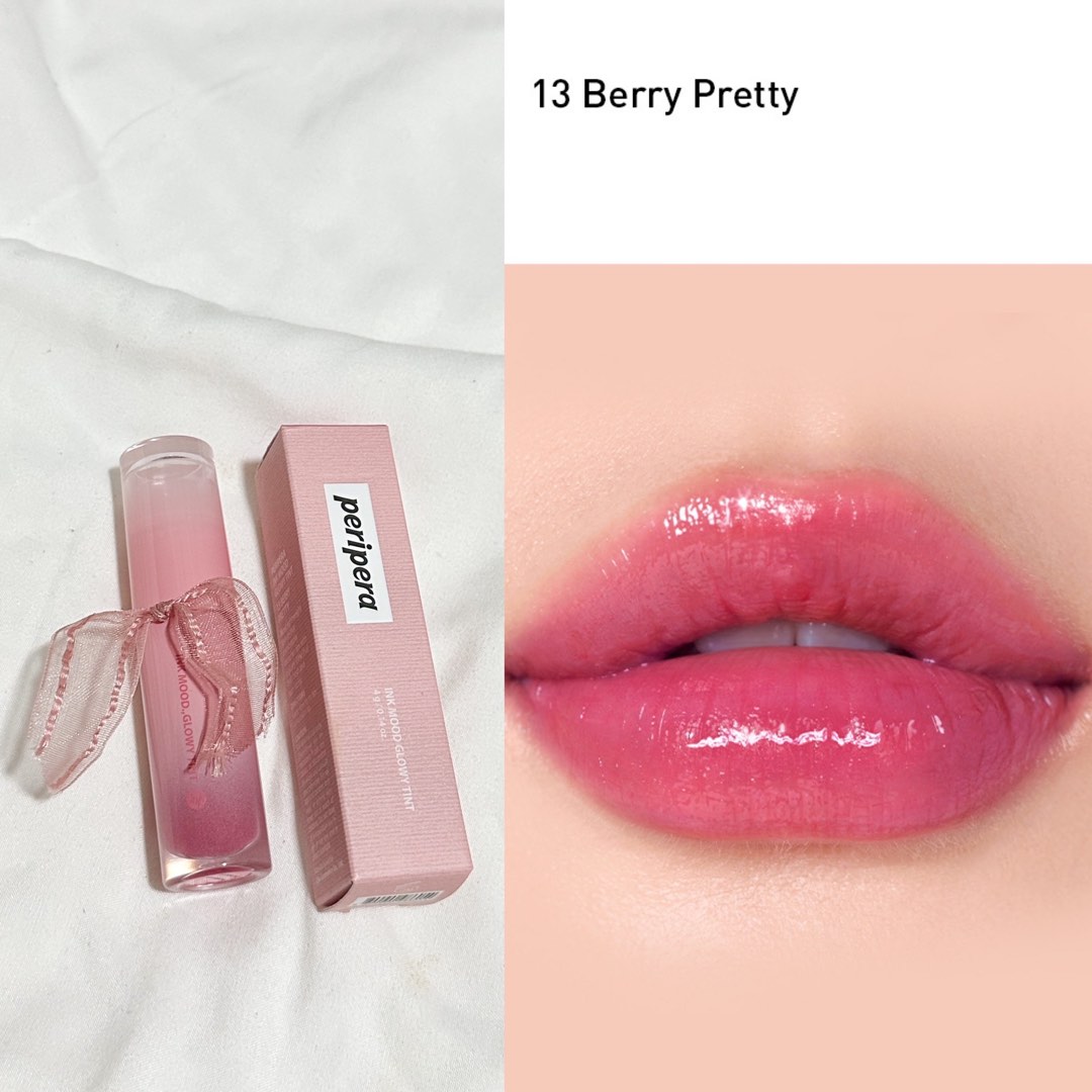 PERIPERA INK MOOD GLOWY TINT IN BERRY PRETTY (PERITAGE), Beauty ...