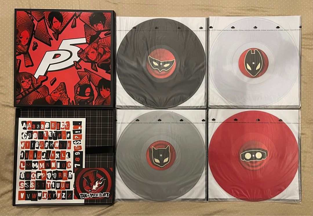 Persona 25th Anniversary Deluxe Vinyl Box Set, Hobbies & Toys, Music ...
