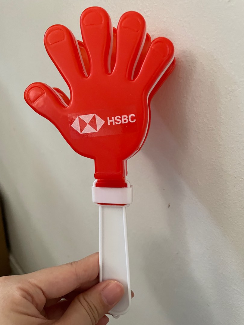 Plastic hand clapper, Hobbies & Toys, Toys & Games on Carousell