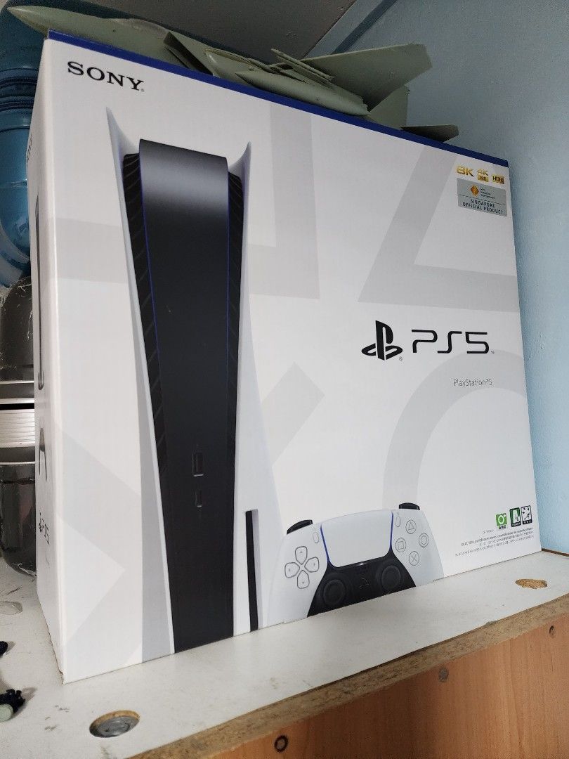 Playstation 5 PS5 Disc Edition, Video Gaming, Video Game Consoles ...