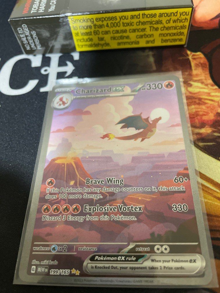 Pokemon 151 charizard ex SIR, Hobbies & Toys, Toys & Games on Carousell