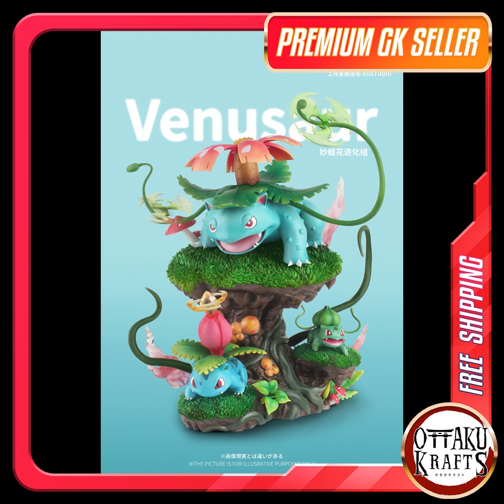 Pokemon | Venusaur | XO Studio | 【FREE Shipping - PO】GK Figurine | GK ...