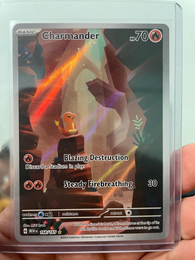 Pokemon card - 151 (eng) Charmander #168, Hobbies & Toys, Toys & Games ...