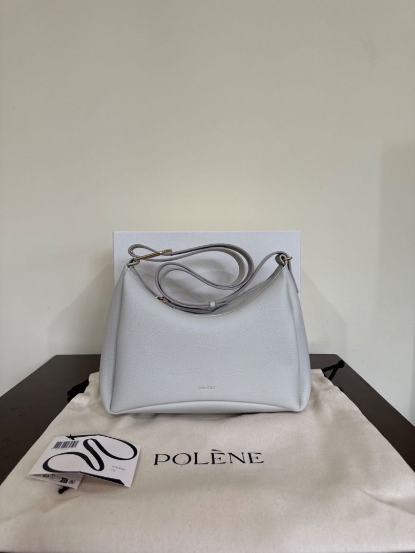Polene Umi in Textured Chalk, Luxury, Bags & Wallets on Carousell