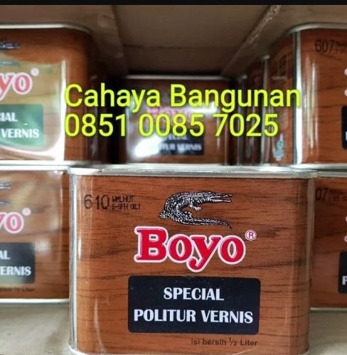 Politur Vernis Boyo Plitur Kayu 1/2 Liter Original, Jasa, Jasa Servis ...