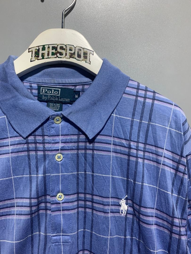 Polo Ralph Lauren checkered polo shirt, Men's Fashion, Tops & Sets ...