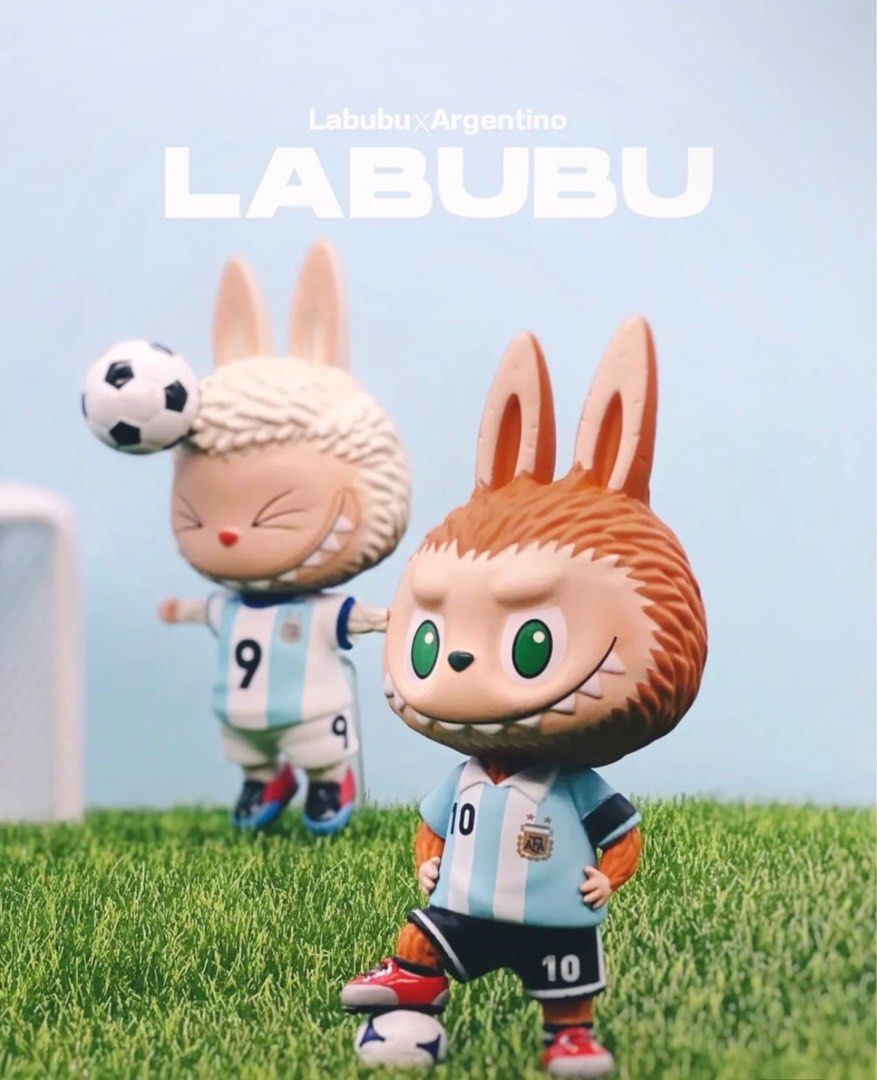 Popmart Labubu Messi Kick Off 美斯10號 開球, 興趣及遊戲, 玩具 & 遊戲類 - Carousell