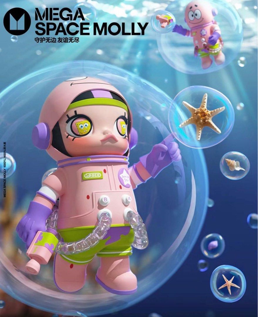 Popmart Mega Space Molly Patrick Star 400%, Hobbies & Toys, Toys & Games on Carousell