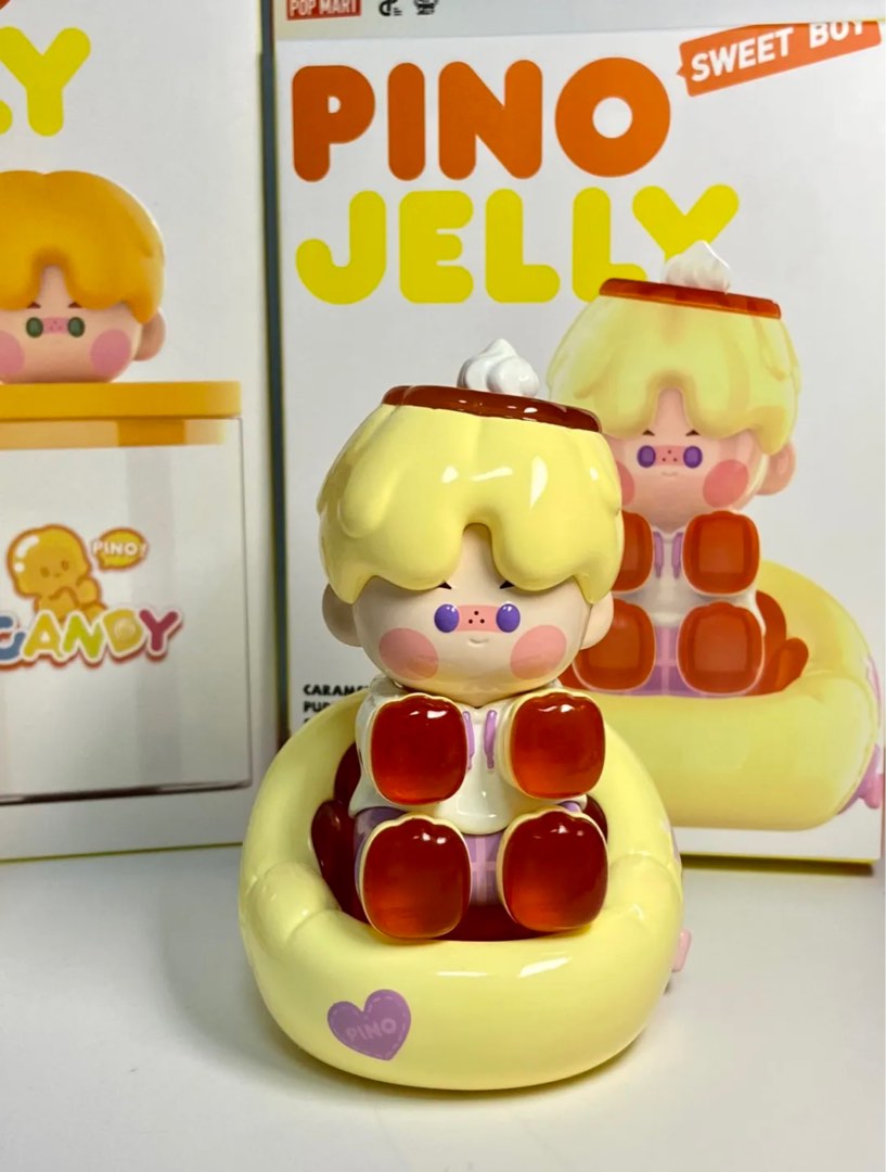 Popmart Pino Jelly Sweet Boy 焦糖布丁手辦公仔, 興趣及遊戲, 玩具 & 遊戲類 - Carousell
