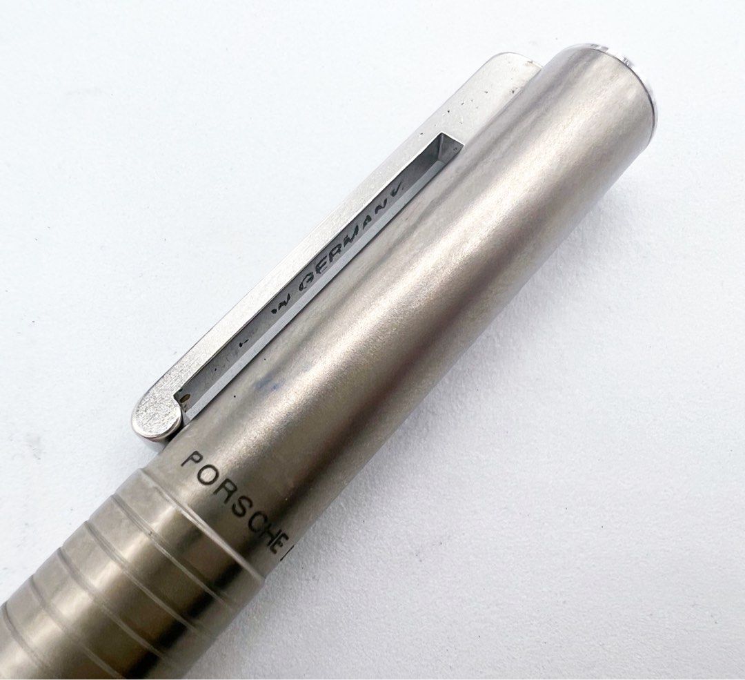 Porsche design titanium fountain pen made by Faber castell west germany ...