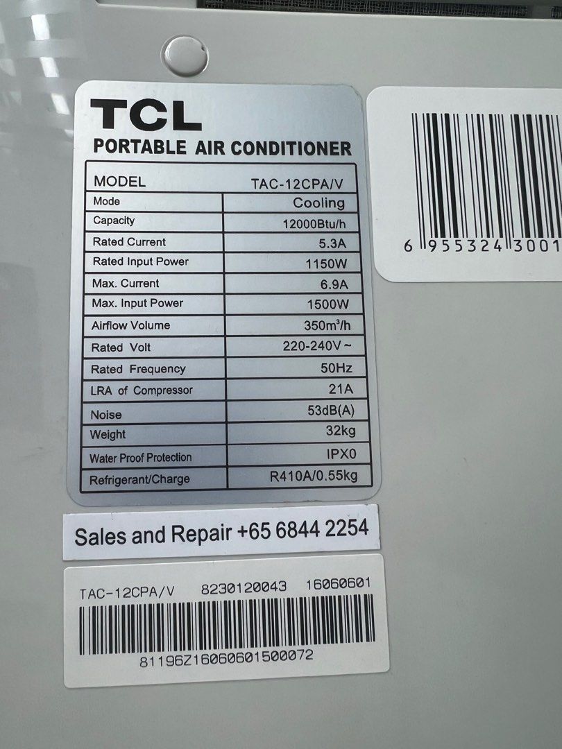 Portable Aircon, TV & Home Appliances, Air Conditioners & Heating on ...