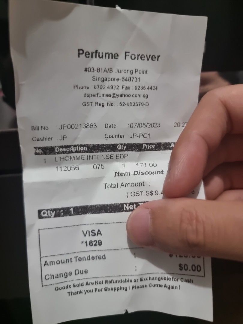 Prada l'homme intense 100ml with box and receipt, Beauty & Personal ...