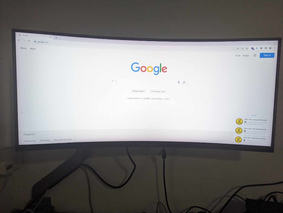 Prismplus X340 PRO 34" Gaming Monitor 165Hz + Prismplus Arc Titan ...