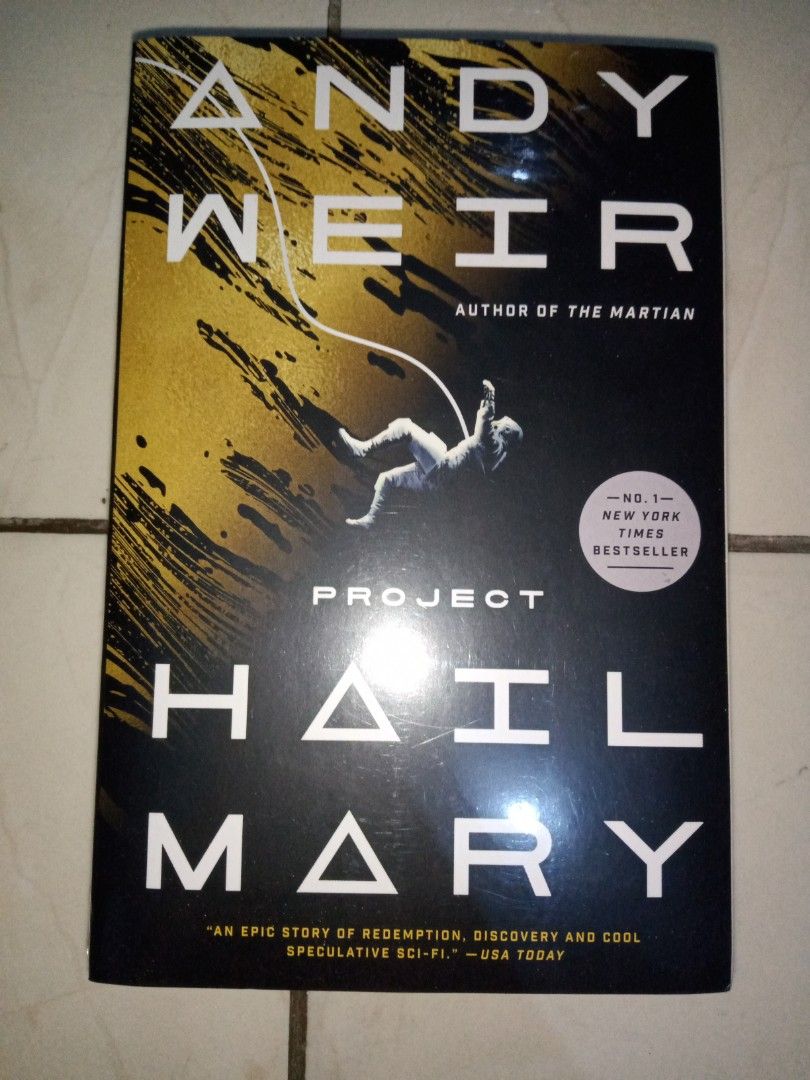 Project Hail Mary Andy Weir, Buku & Alat Tulis, Buku di Carousell