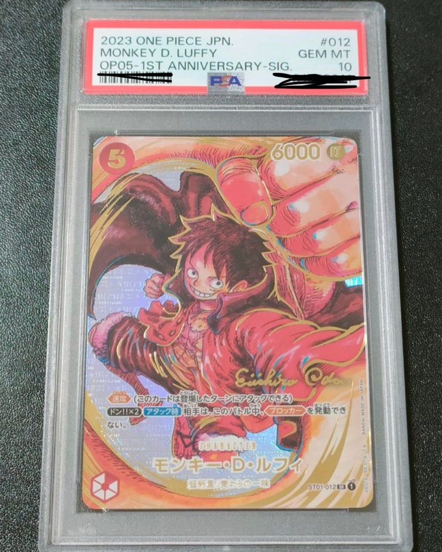 PSA10 LUFFY SIGNED SIGN SIGNATURE, Hobbies & Toys, Toys & Games on ...