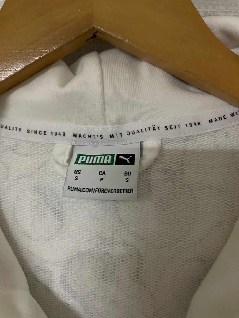 PUMA X FOREVER BETTER 滿版圖 手袖口金豹logo刺繡 連帽外套（B, 他的時尚, 外套、夾克、大衣在旋轉拍賣