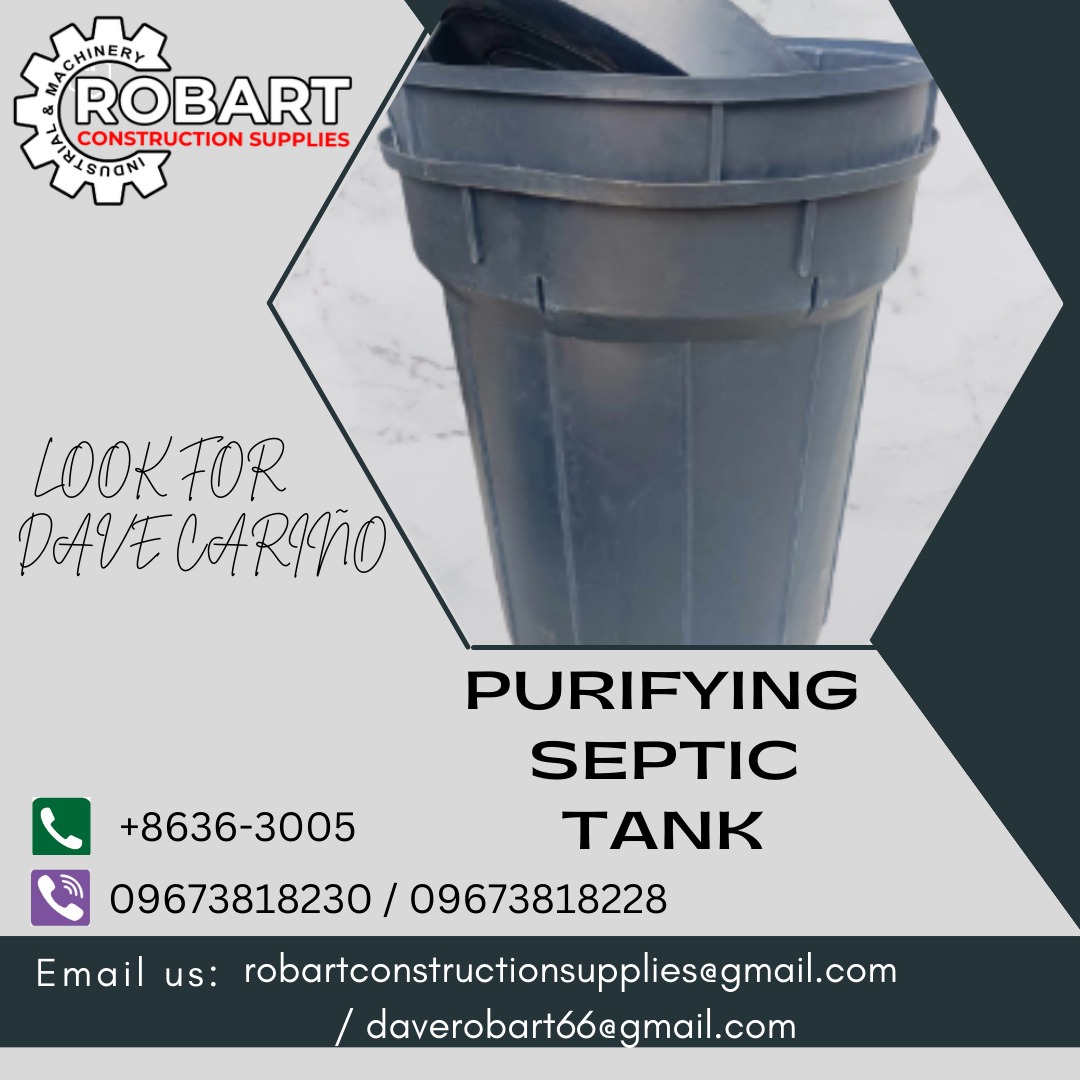 PURIFYING SEPTIC TANK, Commercial & Industrial, Construction Tools ...