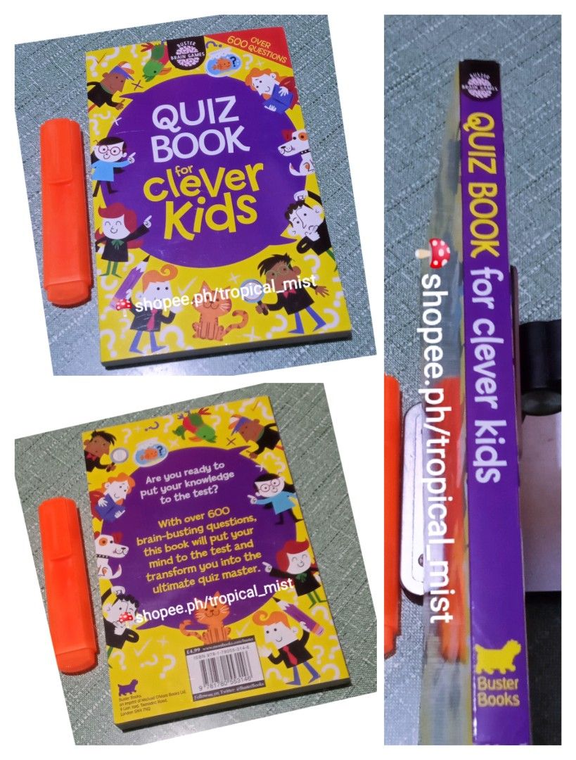 Quiz Book for Clever Kids PB by Lauren Farnsworth, Hobbies & Toys ...