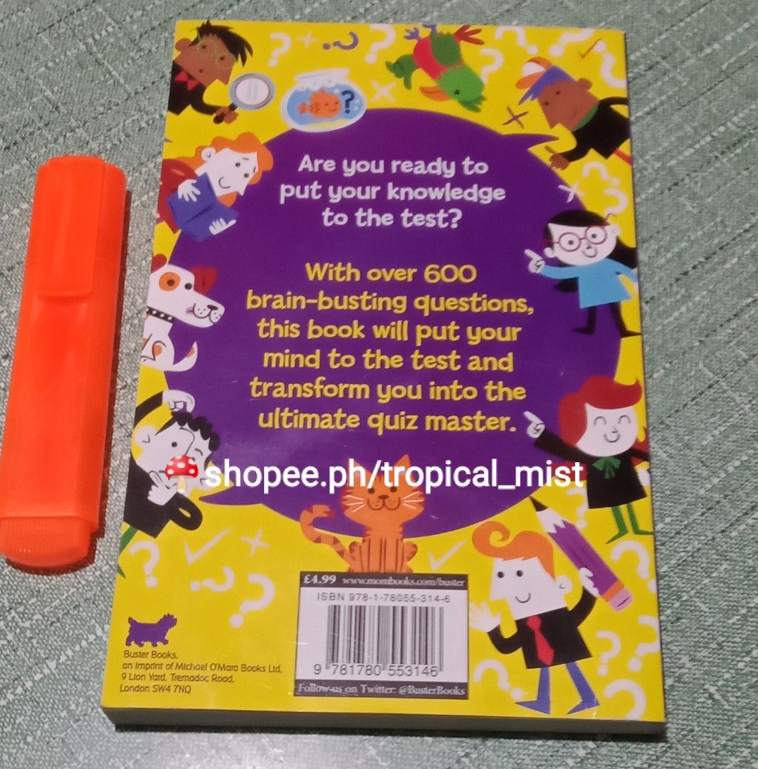 Quiz Book for Clever Kids PB by Lauren Farnsworth, Hobbies & Toys ...