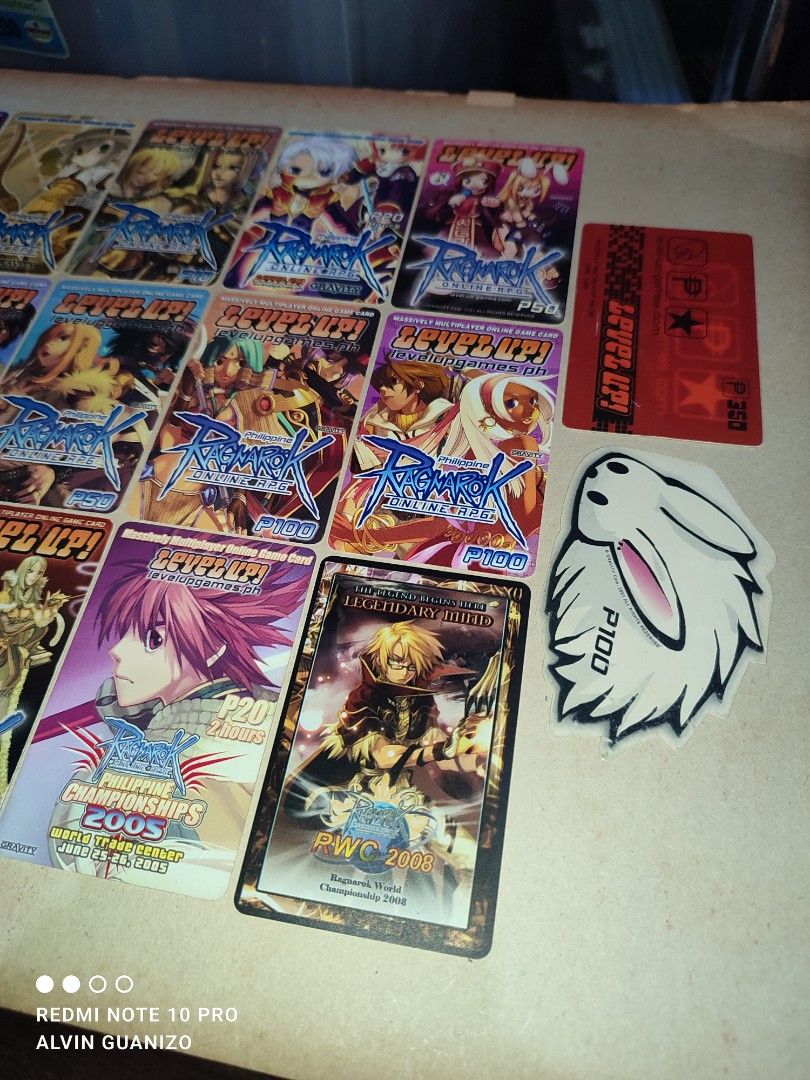 Ragnarok Online used topup Load cards, Hobbies & Toys, Memorabilia ...