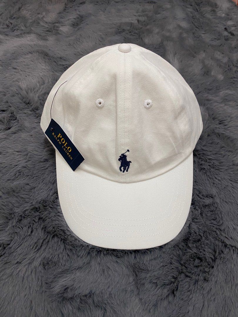 Ralph Lauren White Cap, Men's Fashion, Watches & Accessories, Caps ...