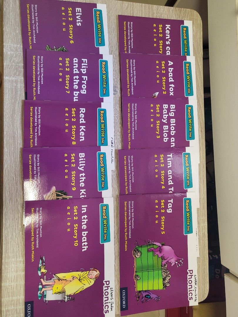 Read Write Inc Purple RWI, 興趣及遊戲, 書本 & 文具, 小說 & 故事書 - Carousell