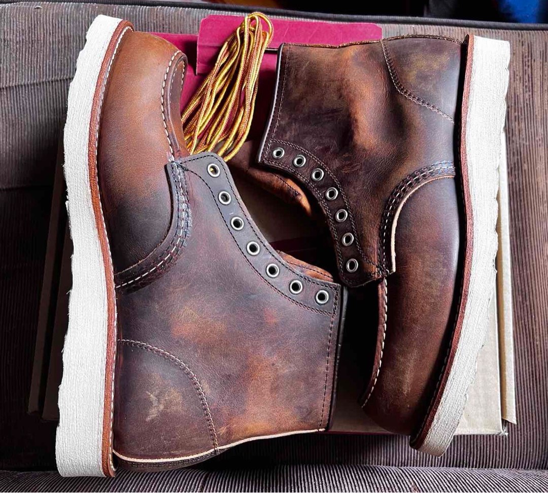Red Wing 876 Copper RT, Men's Fashion, Footwear, Boots on Carousell