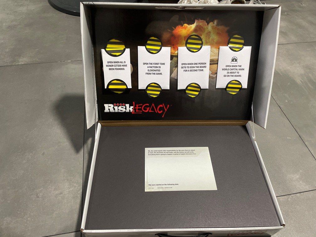 Risk Legacy, Hobbies & Toys, Toys & Games on Carousell